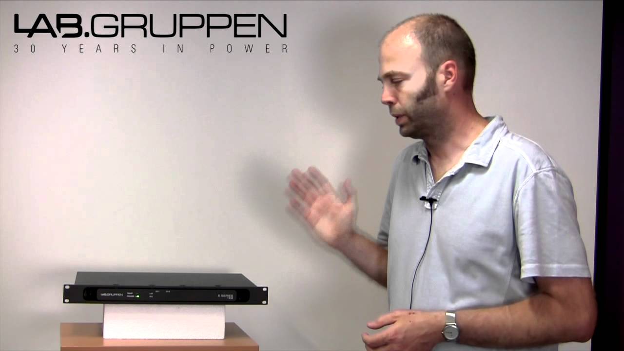 E Series - Lab.gruppen technology for installation - YouTube