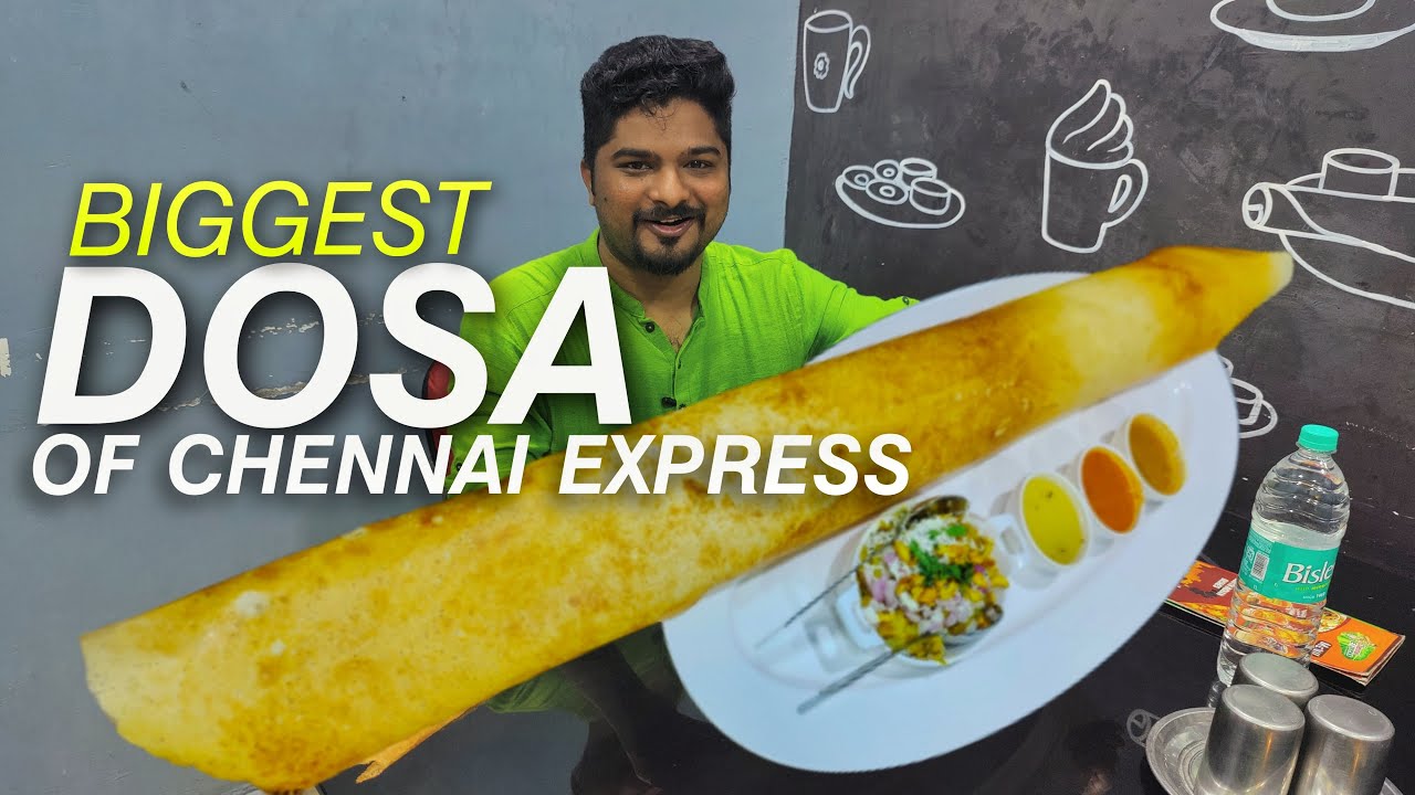 70 Mm Big Dosa Of Chennai Express In Berhmapur | Brahmapur's Food Tour ...