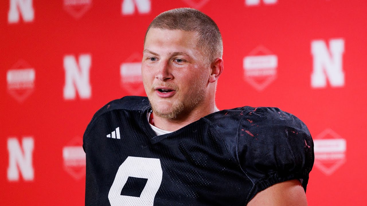Nebraska's Ty Robinson full press conference from Oct. 15, 2024 - YouTube