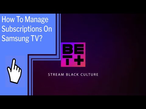 How To Manage Subscriptions On Samsung TV? - YouTube