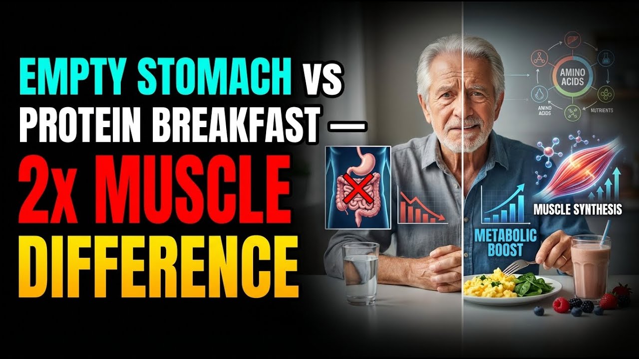 Empty Stomach vs Protein Breakfast — 2x Muscle Difference - YouTube