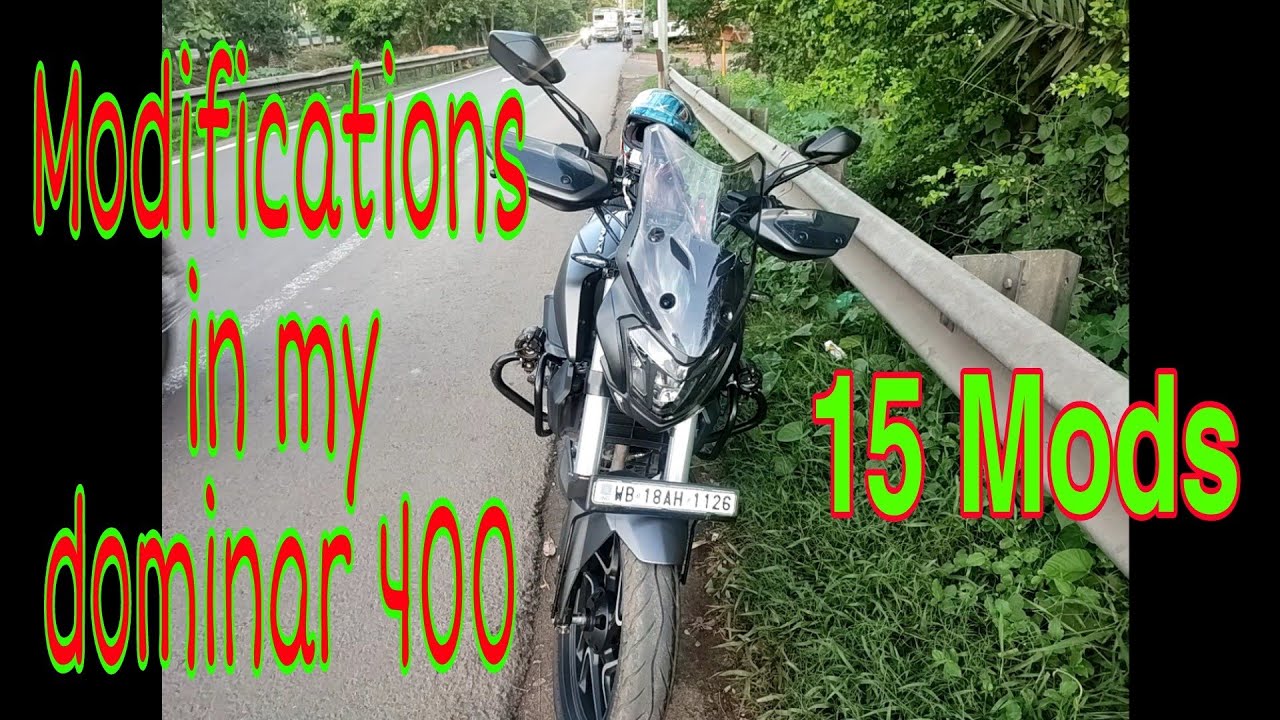 Dominar 400 Modification || 15 necessary MODS - YouTube