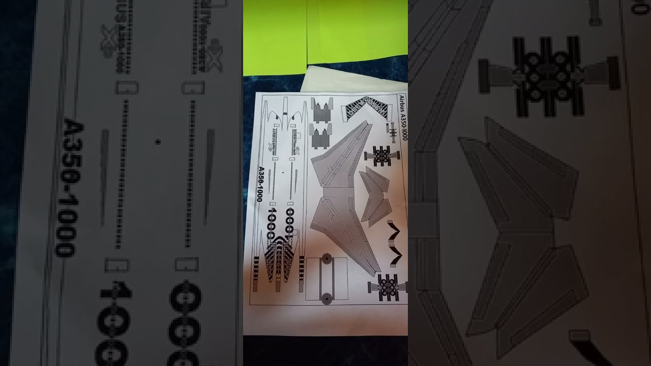 a350-1000 airigami tutorial - YouTube