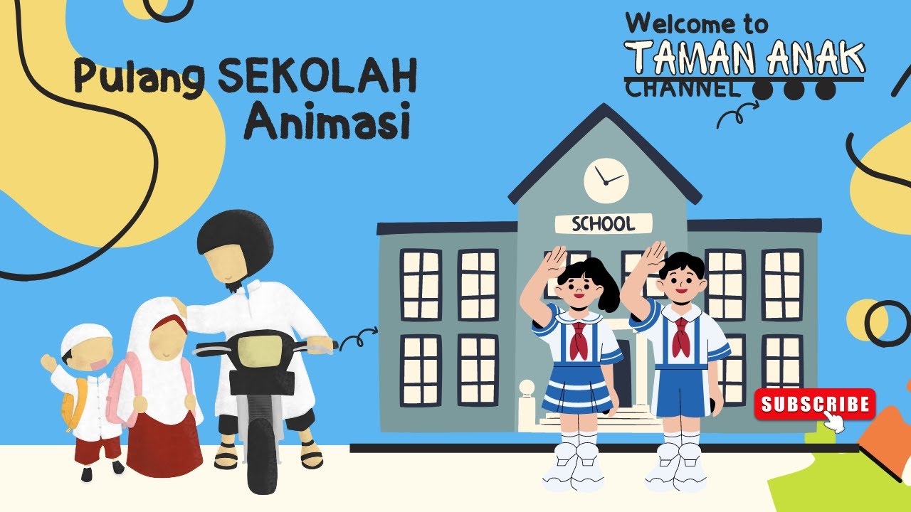 Animasi Pulang Sekolah Sampai ke Rumah - YouTube