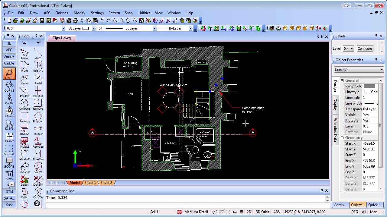 Object Selection 5 Of 5 Delete Duplicates In Caddie Aec Architecture