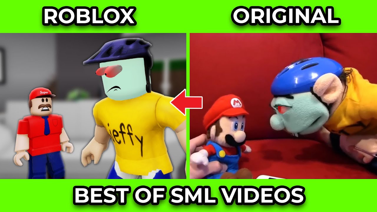 SML Movie vs SML ROBLOX: 1+ HOURS OF BEST SML VIDEOS ! Side by Side #14 ...