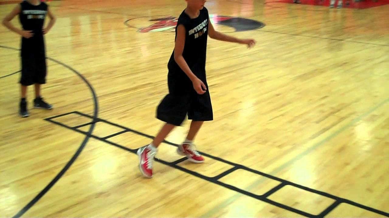 SAQ - Speed Ladder - In-In-Out - YouTube