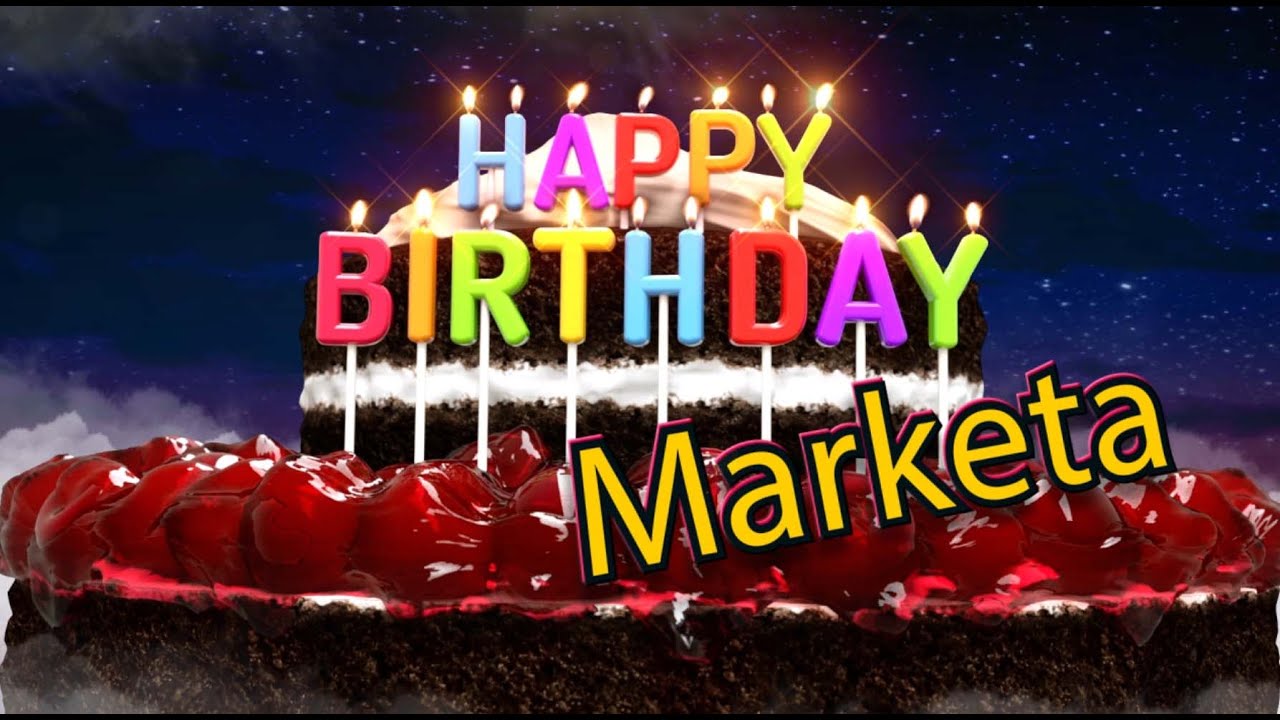 Happy Birthday Marketa! #Happybirthday - YouTube