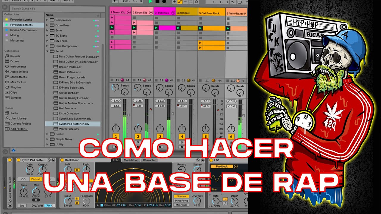 COMO HACER UNA BASE DE RAP/BOOMBAP en ABLETON LIVE 2021 - YouTube