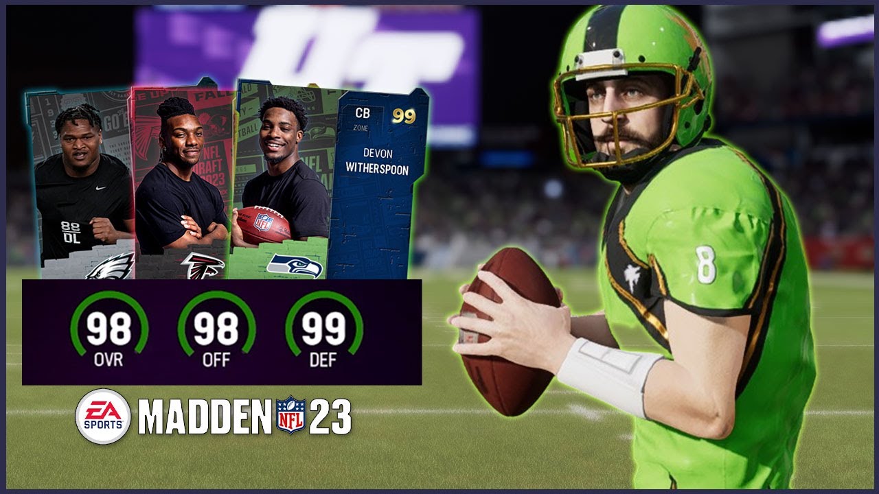 I Played A Few Games With 99 OVR Aaron Rodgers And The NEW NFL Draft ...