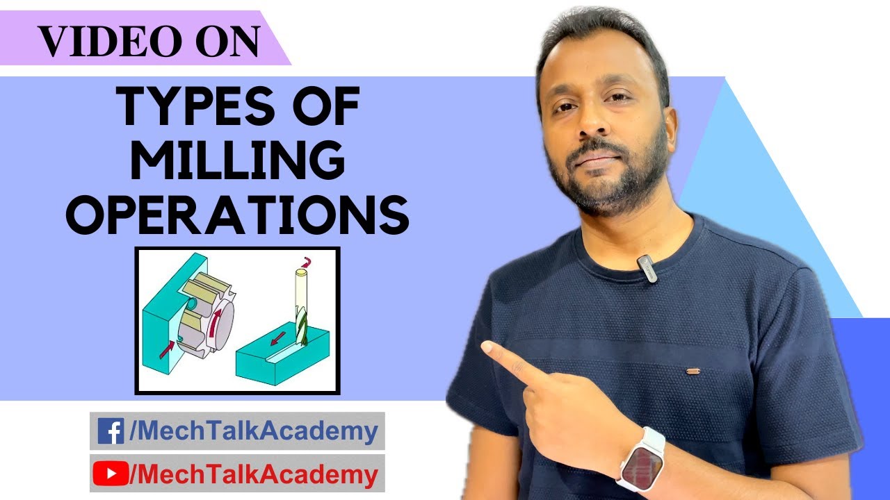 Types of Milling Operations | Slotting, Facing, Straddle & More | Mechanical Engineering ...