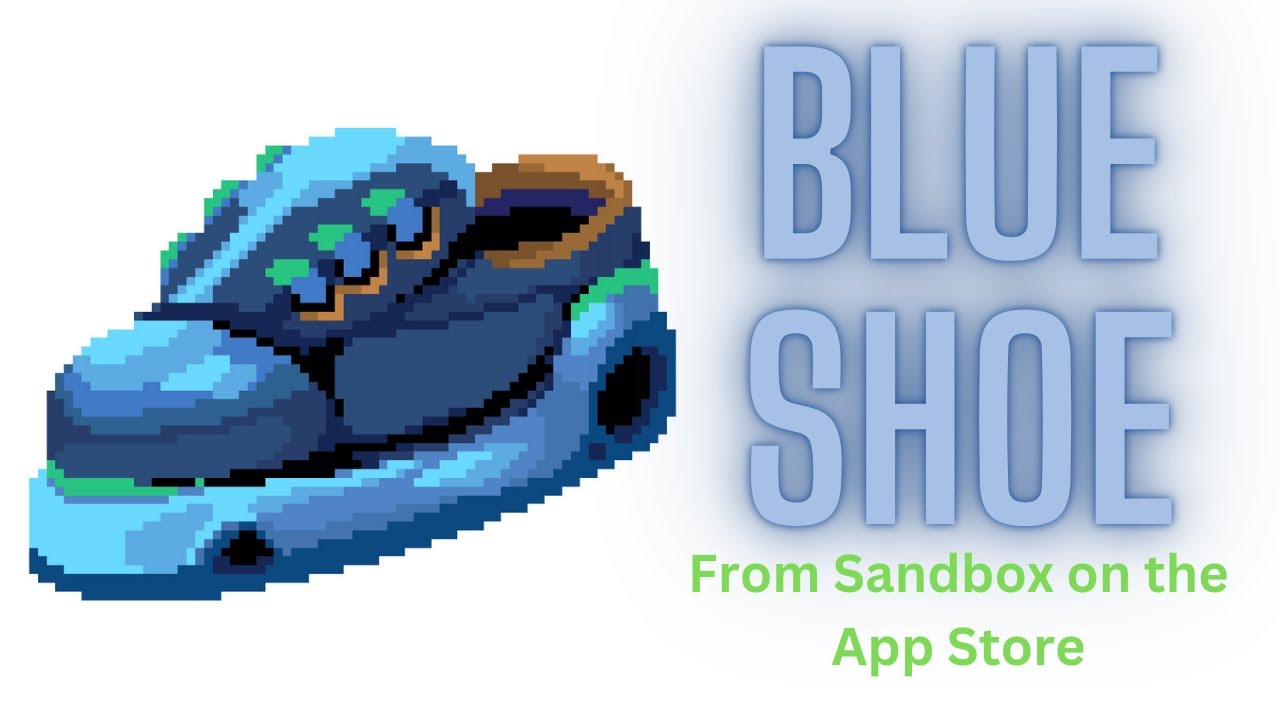 Sandbox Art #35 Blue Shoe - YouTube
