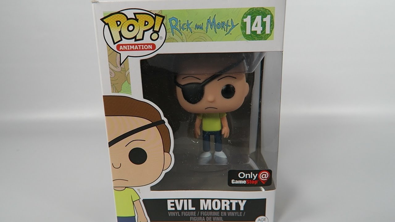 GameStop Exclusive Funko Pop Vinyl Rick and Morty Evil Morty Unboxing ...