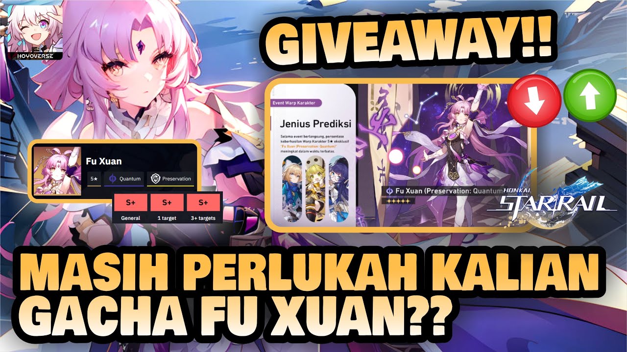 PERLUKAH KALIAN GACHA FU XUAN??! MUST PULL??! GIVEAWAY!! 🤔 | Honkai ...