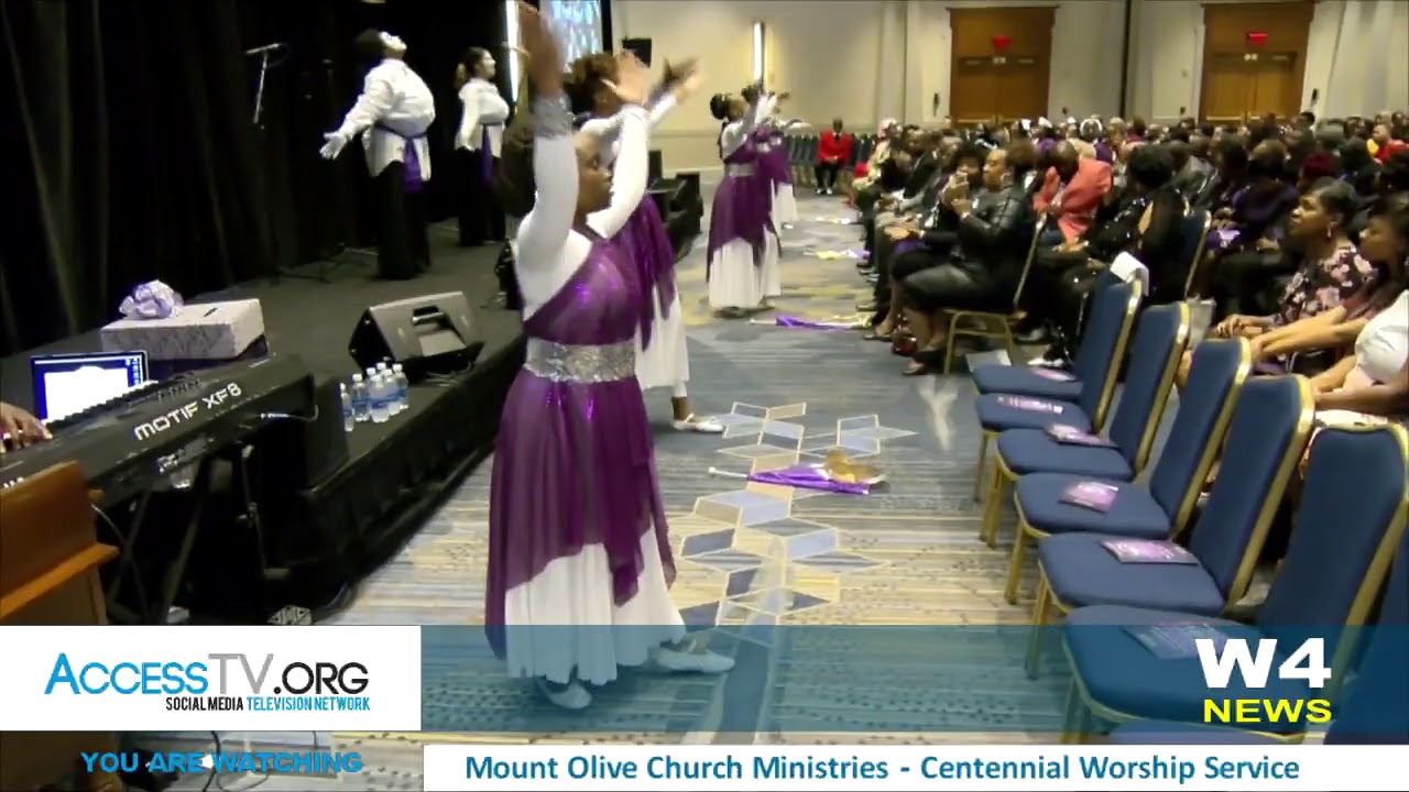 W4 News Mount Olive Church Ministries Centennial Worship Service 10