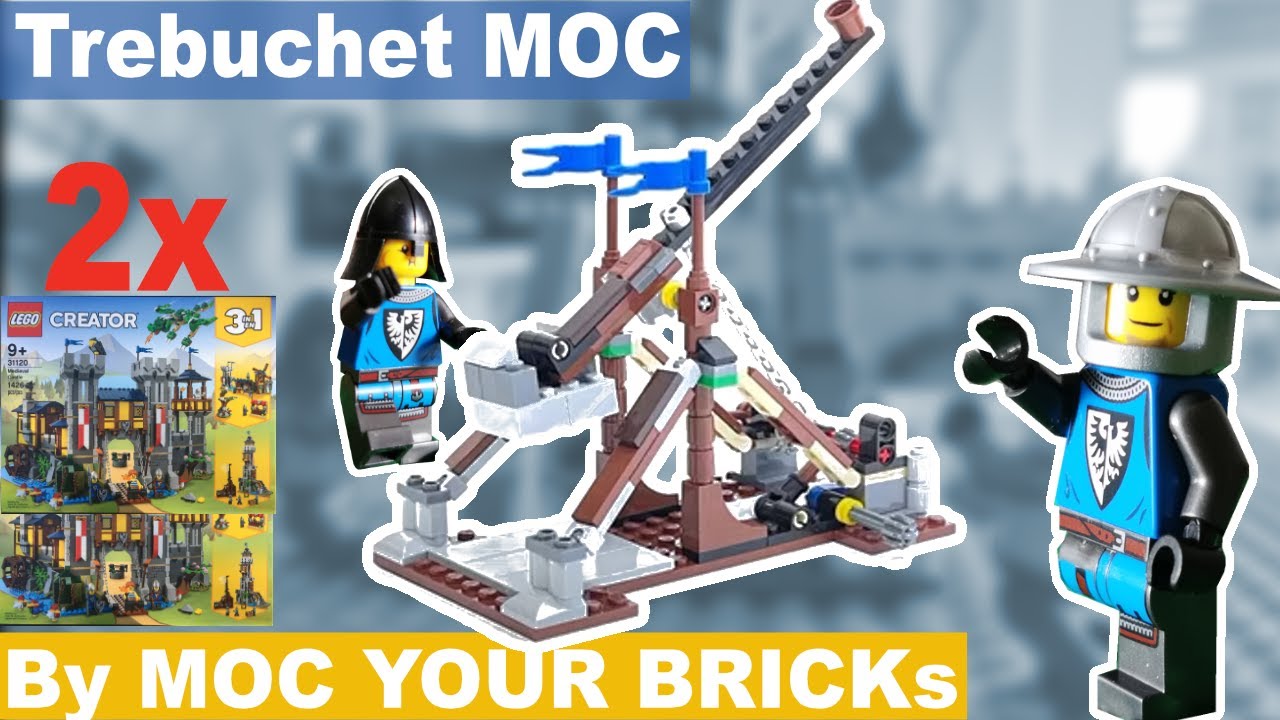 Ein Trebuchet aus LEGO 31120 - LEGO Castle MOC Review - YouTube