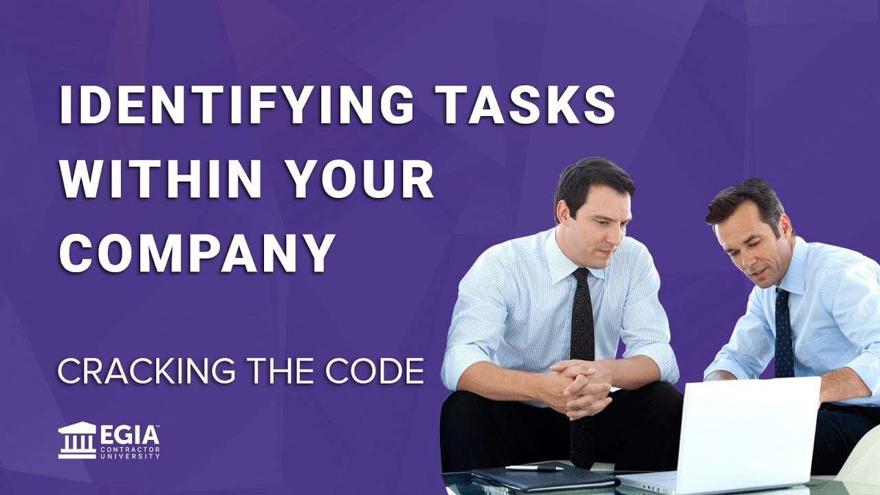 Identifying Tasks Within Your Company - YouTube