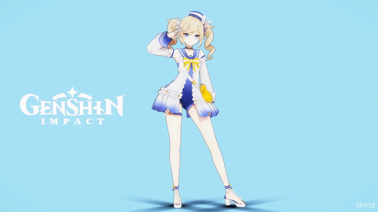【MMD/Genshin Impact/Barbara】 Genie 【4K/60FPS】 - YouTube