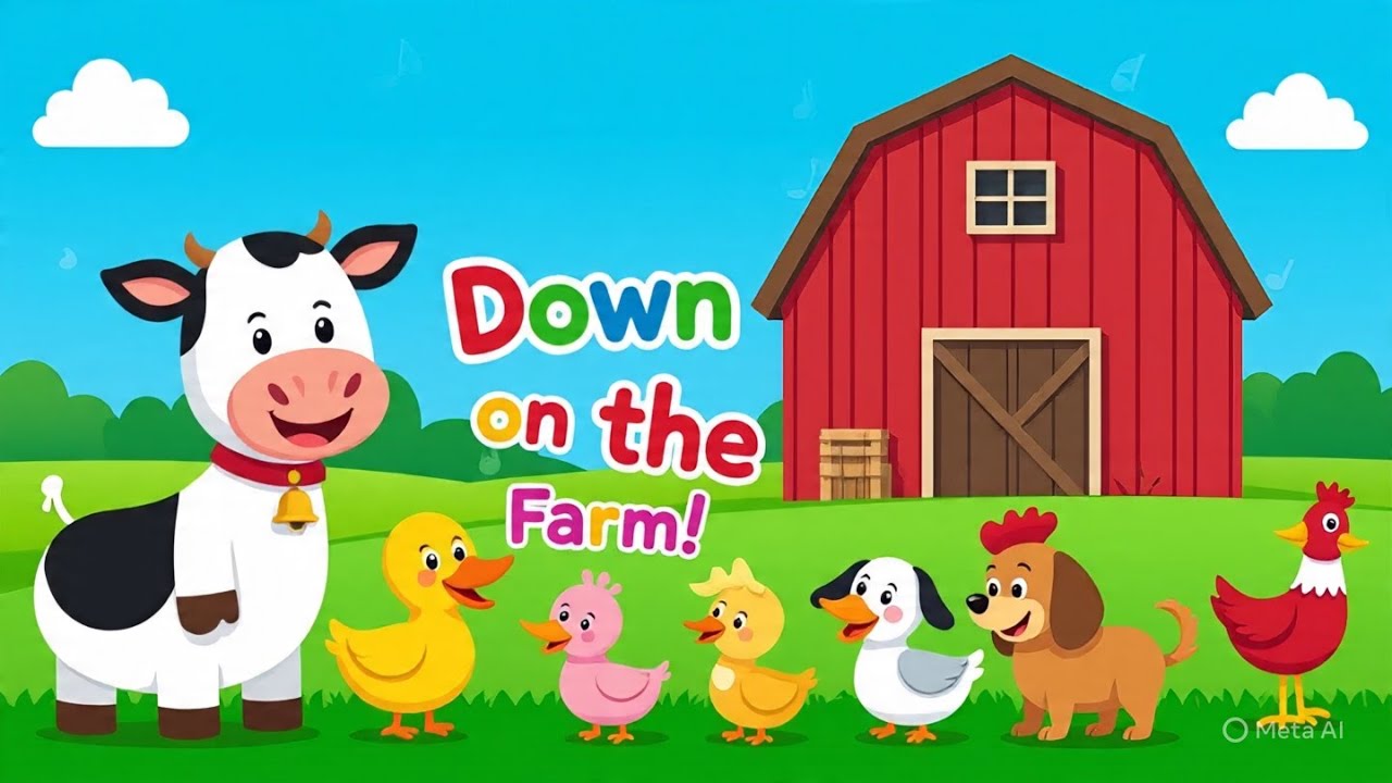 Animal Sounds on the Farm 🚜 | Educational Song for Preschool Kids - YouTube
