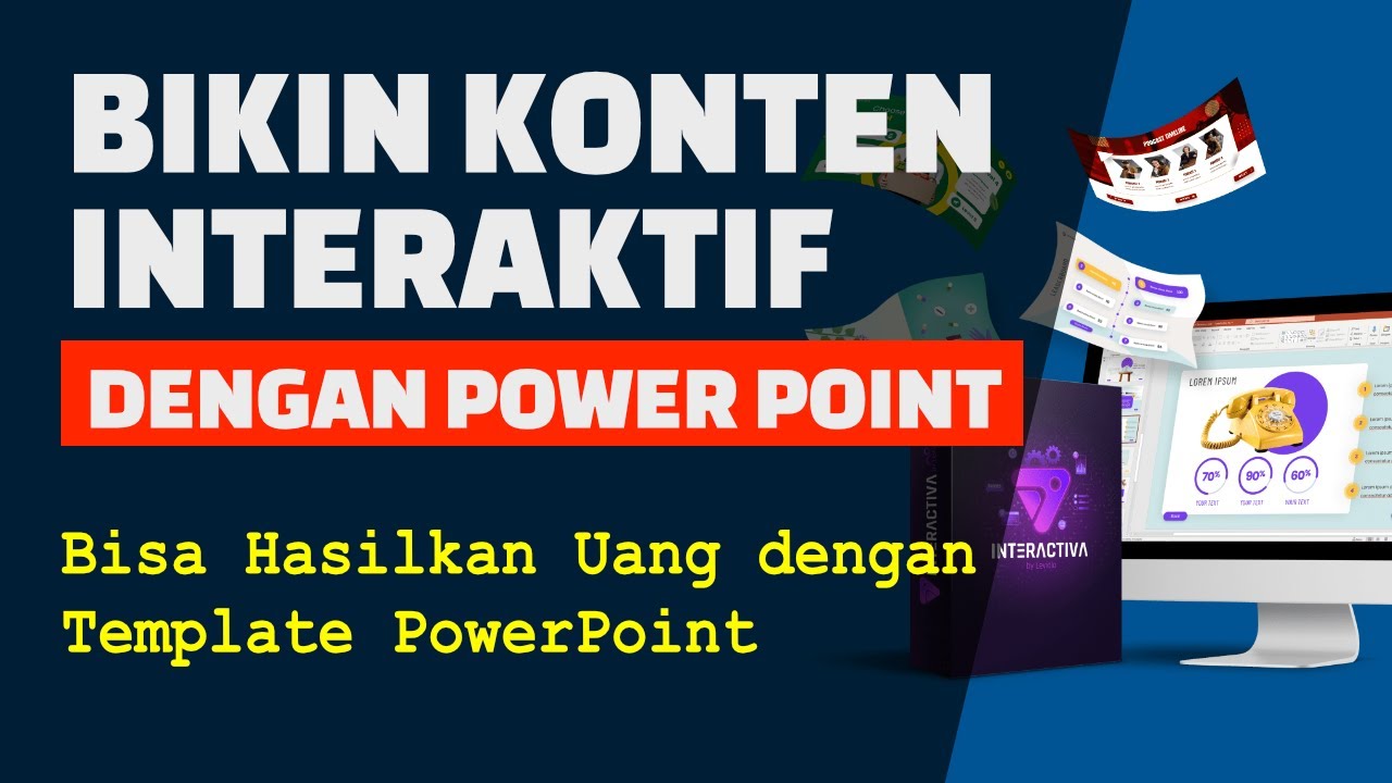 Cara Mendapatkan Uang dengan PowerPoint - Template Premium Interactiva ...