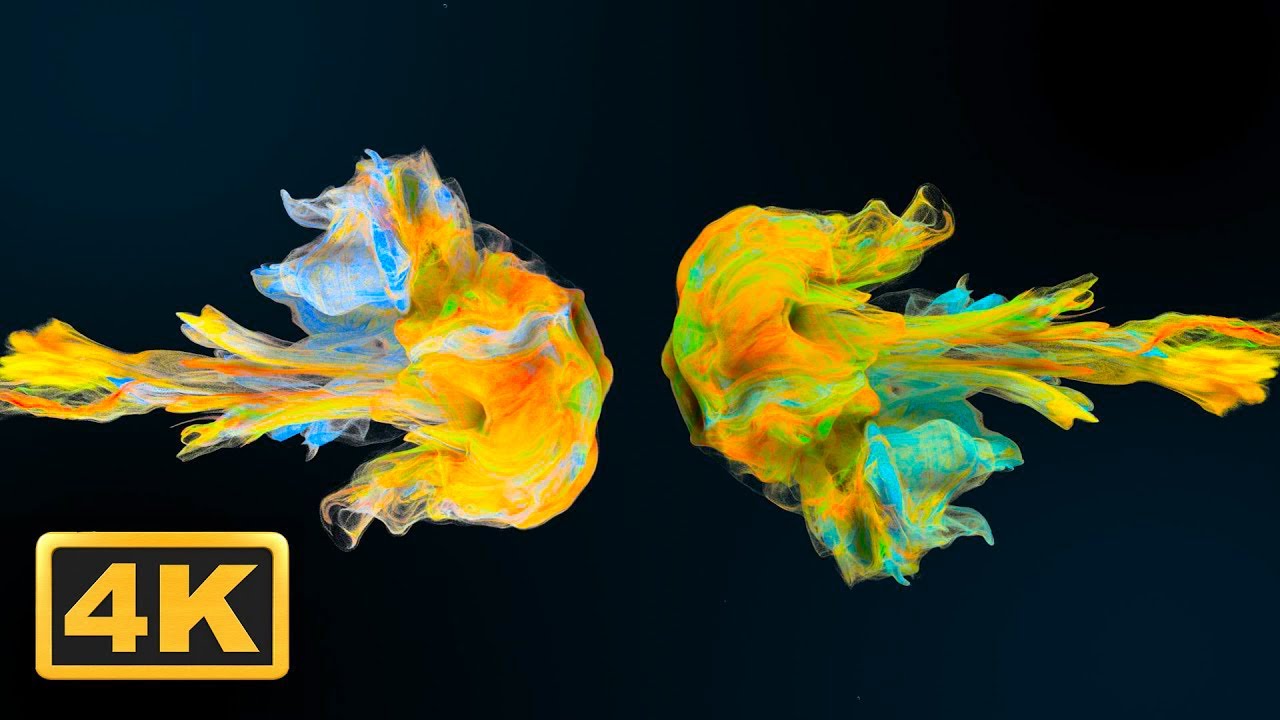 Abstract Macro Liquid in Slow Motion! 4K Relaxing Screensaver for ...