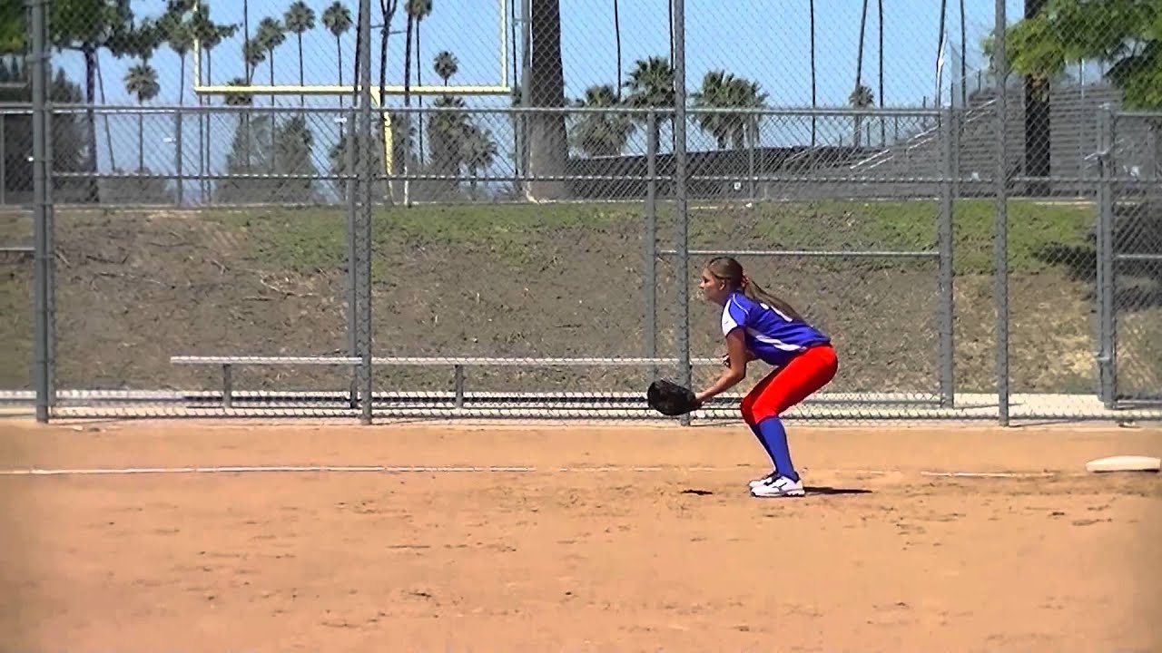 2016 RAINA HERNANDEZ 3B FIELDING SKILLS - YouTube