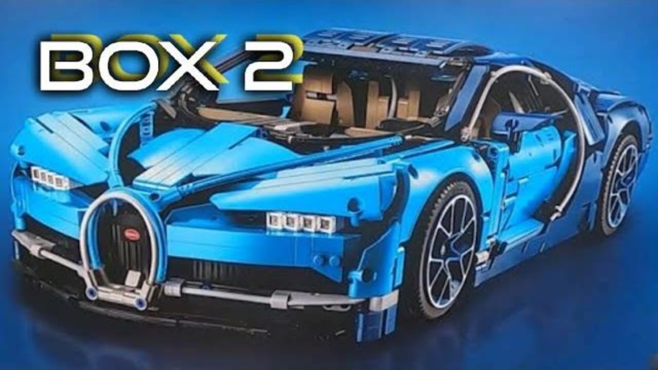 Box 2 LEGO Technic Bugatti Chiron Time laps - YouTube
