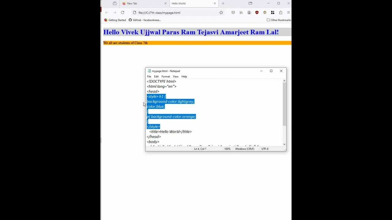 Adding Css to Html - YouTube
