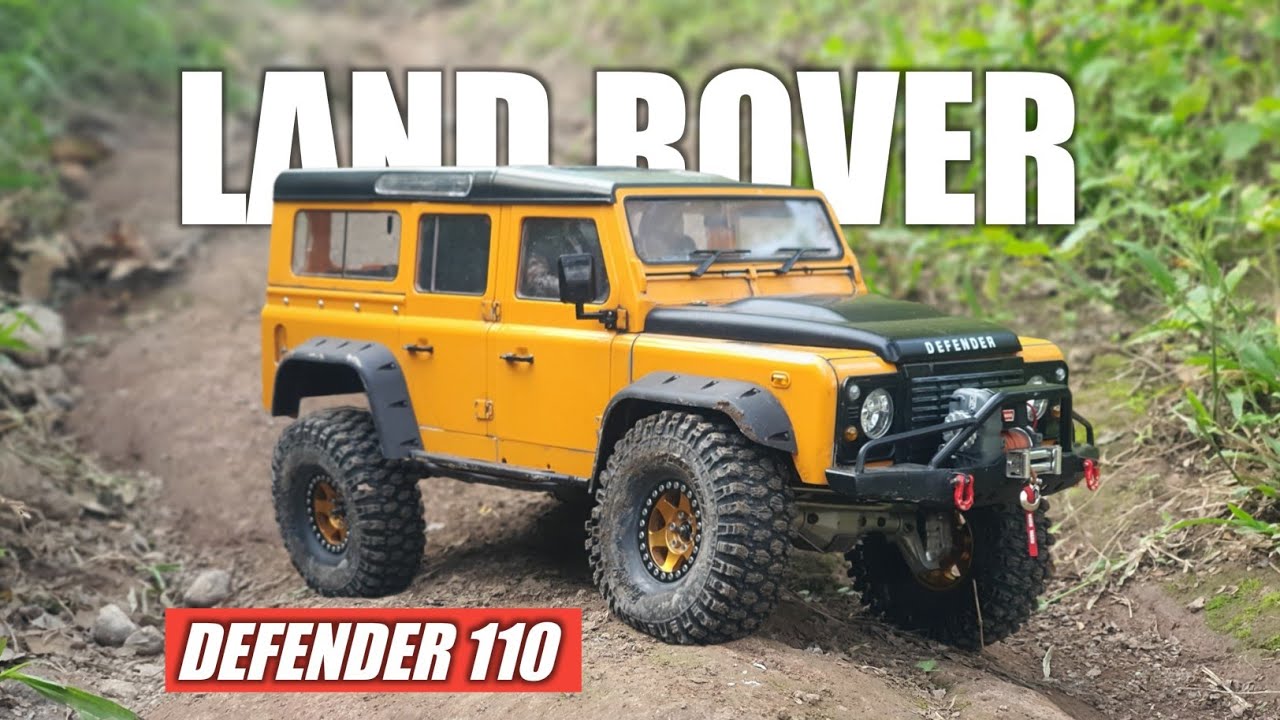 1/10 LAND ROVER DEFENDER OFFROAD LERENG GUNUNG MURIA ‼️ AXIAL SCX10 RC ...