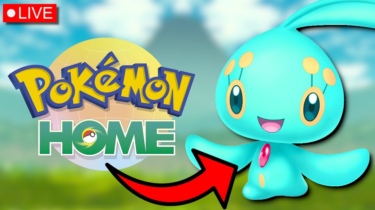 Shiny Manaphy Pokemon Home Event - YouTube
