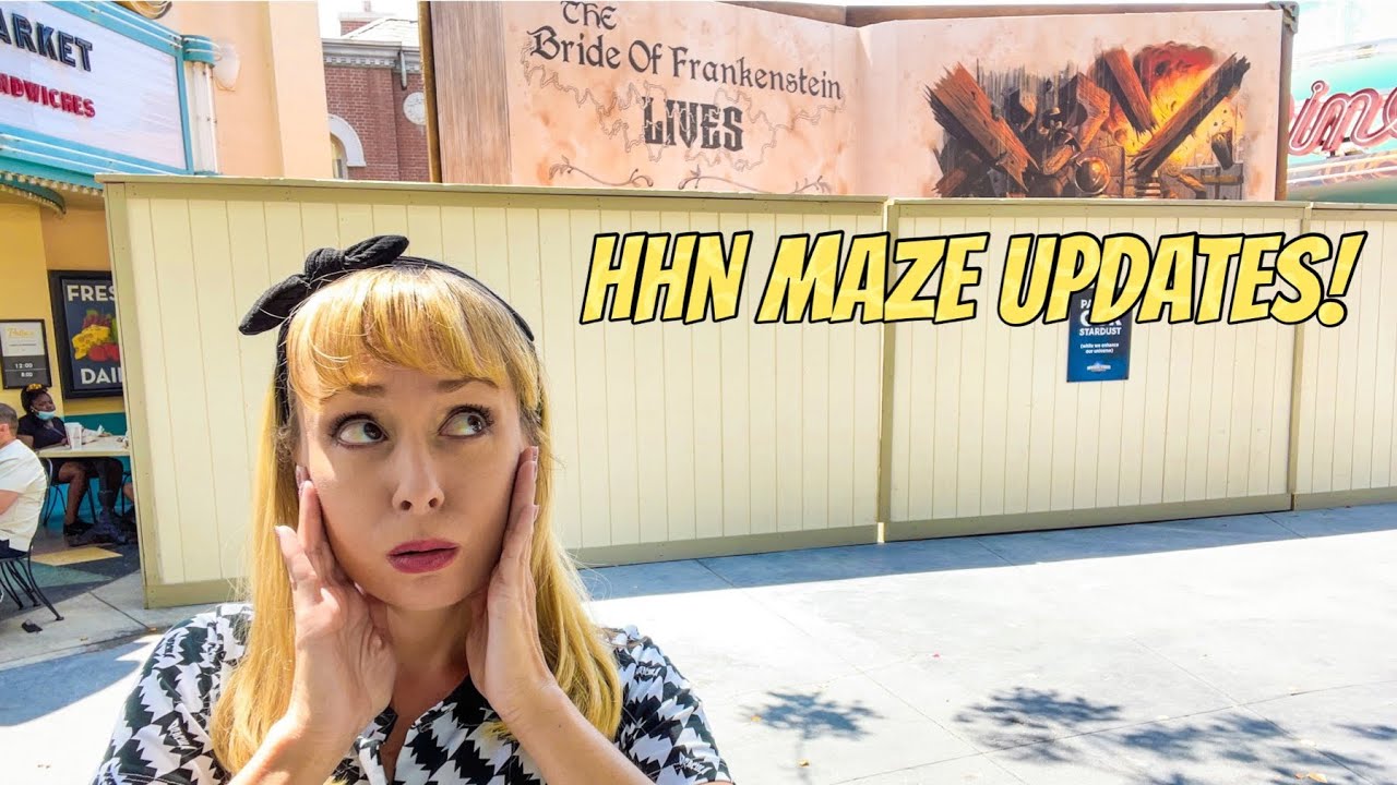 Halloween Horror Nights Maze Updates! | HHN Construction at Universal ...