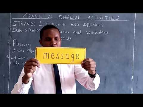 ENGLISH GRADE 4 .....LESSON 2 - YouTube