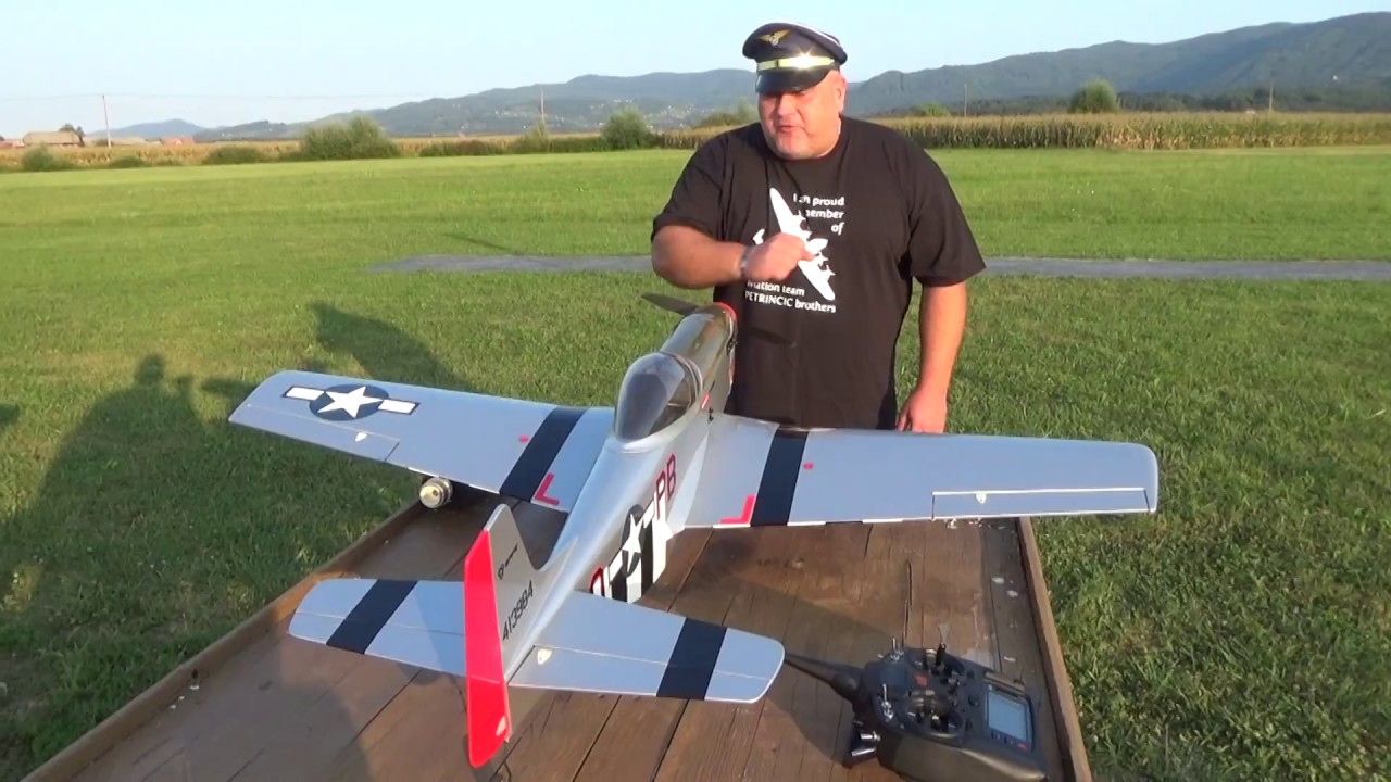 RC Tribute flight for Mr William Brown true WWII P51 Mustang Pilot ...
