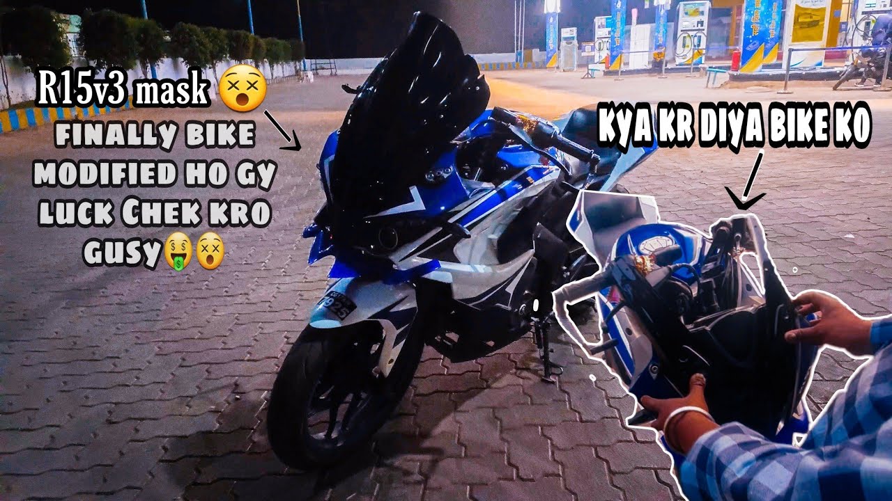 RS200 FRONT MASK/MODIFIED LOOK CHAK KRO GUSY #rs200 #myfirstvlog # ...