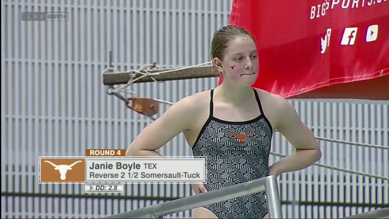 Janie Boyle | 2021 Big 12 Women's Finals (3 Meter Diving) - YouTube