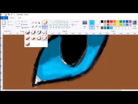 How I blend and shade in MS paint - YouTube