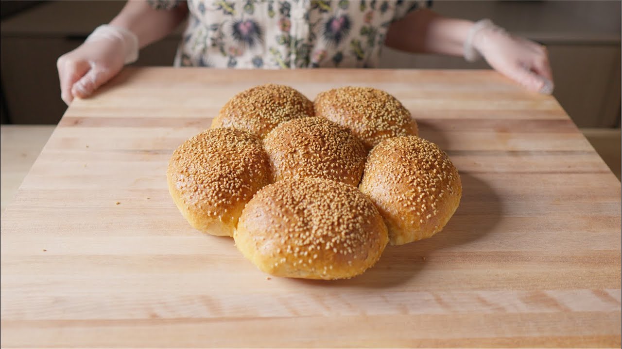 Pogaca Recipe | Soft, Homemade Burger Buns - YouTube