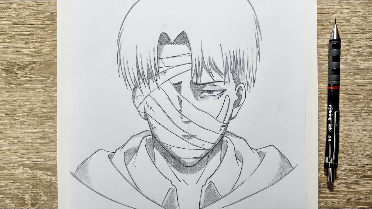 Comment dessiner Levi Ackerman [ Attack On Titan ] | Dessiner un anime ...