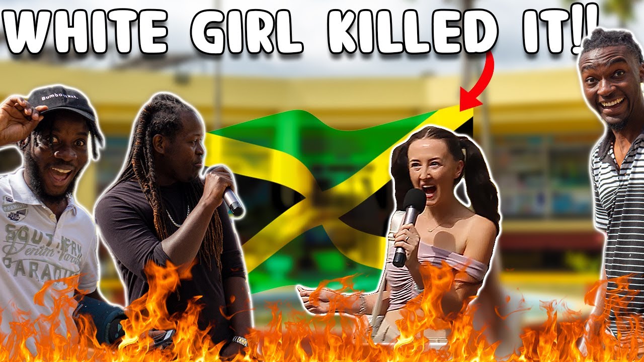 Jamaican Public Freestyle 'EPISODE 7' SE4 (WHITE GIRL WENT CRAZY😱‼ ...