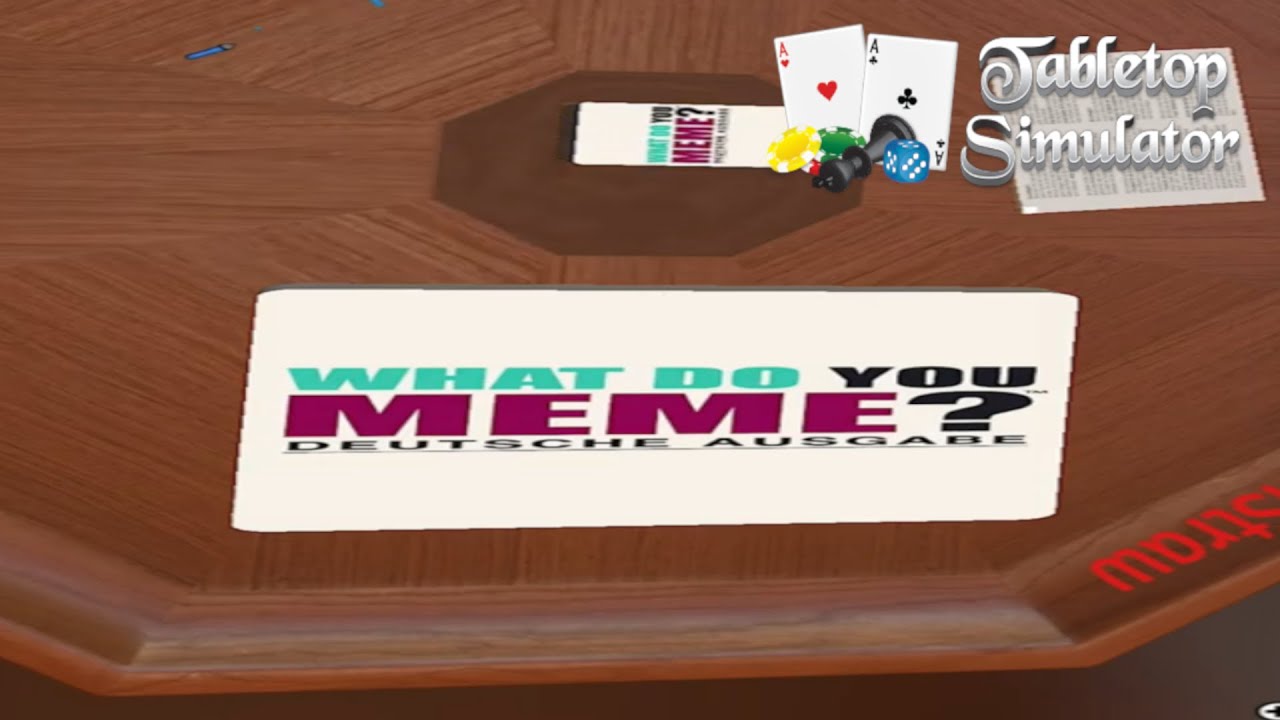 Tabletop Simulator Together: What do you Meme? - Gentle Idiots - YouTube