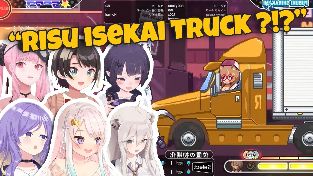 Holo Member's reaction to Risu's Isekai truck【Hololive EN Sub】 - YouTube