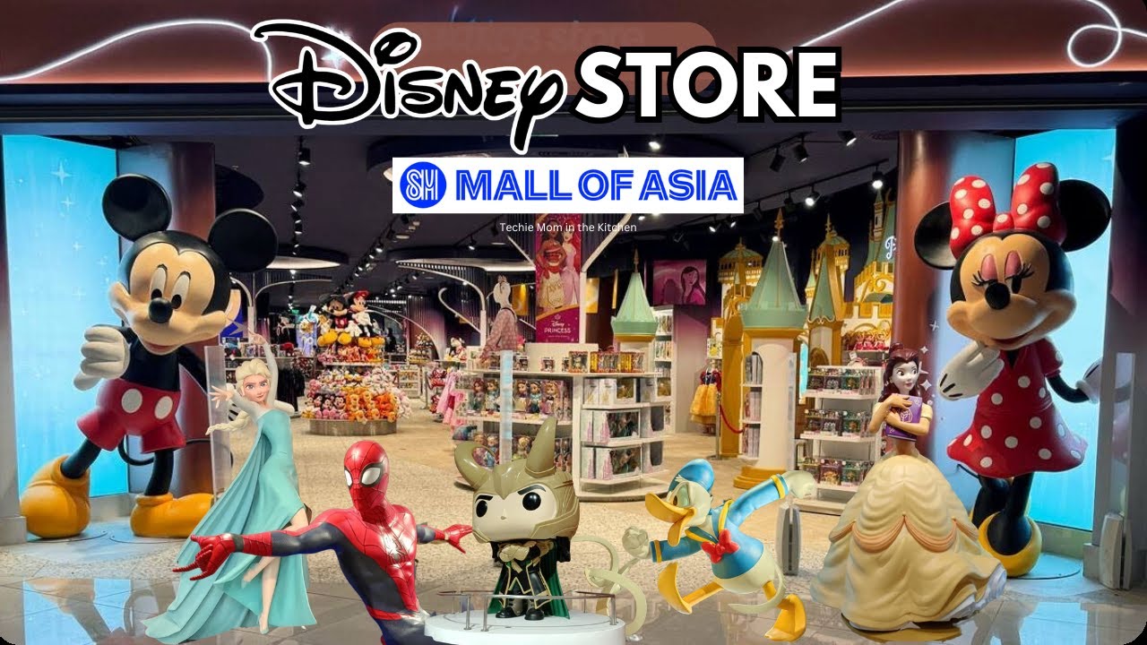 The First-Ever DISNEY STORE in Southeast Asia Opened in SM Mall of Asia ...