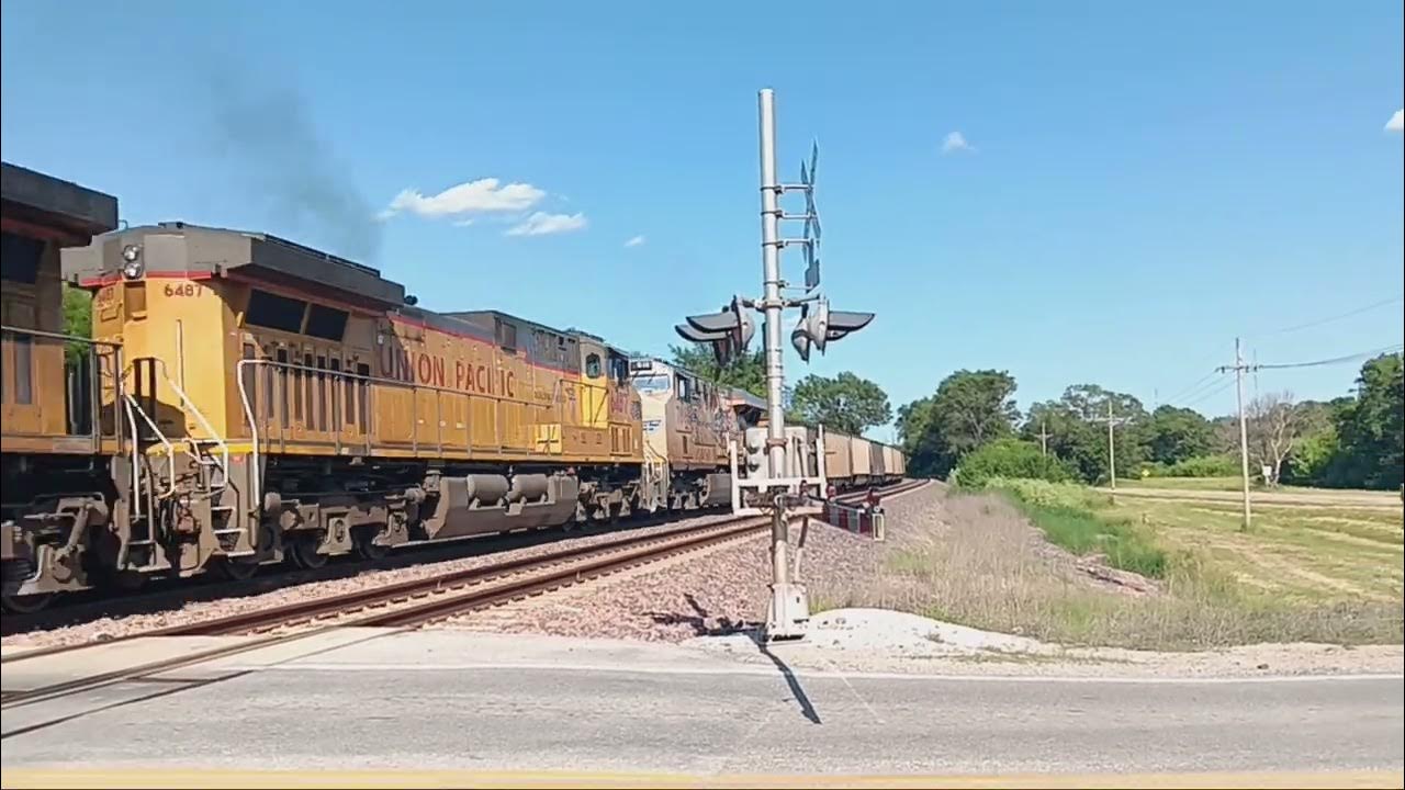 UP #5630 Coal Train EB in Elkhorn, NE (6-11-24) - YouTube