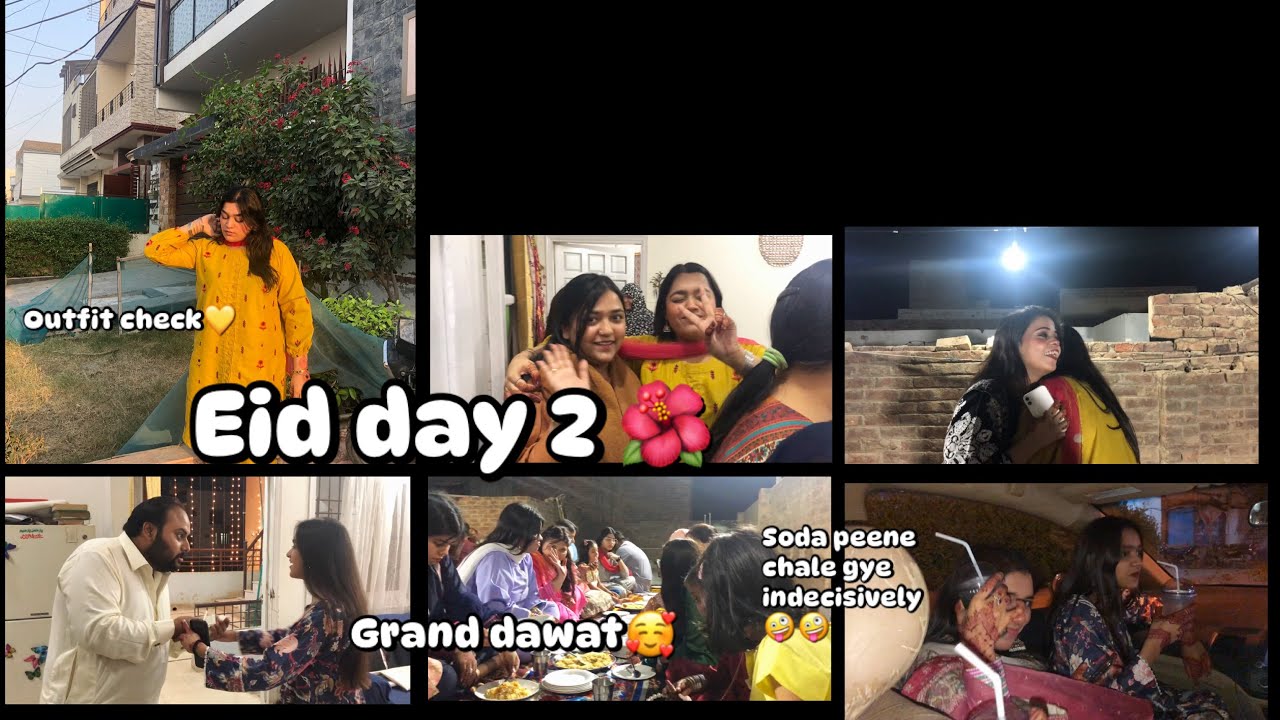 EID DAY 2🤍 | dadi ke ghar GRAND DAWAT😻 | alishba rajput - YouTube