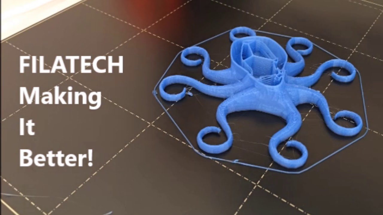Filatech Blue PLA Filament - Timelapse Video - YouTube