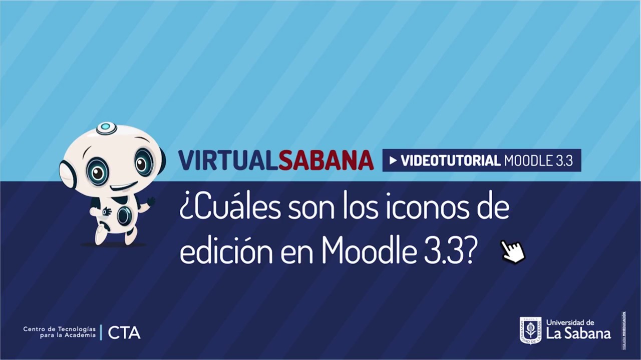 7. ¿Cuáles son los iconos de edición en Moodle 3.3? - YouTube