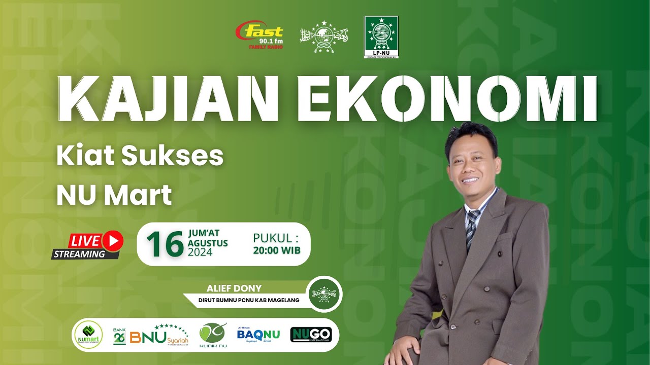 Kiat Sukses NU Mart| Kajian Ekonomi #9 - YouTube