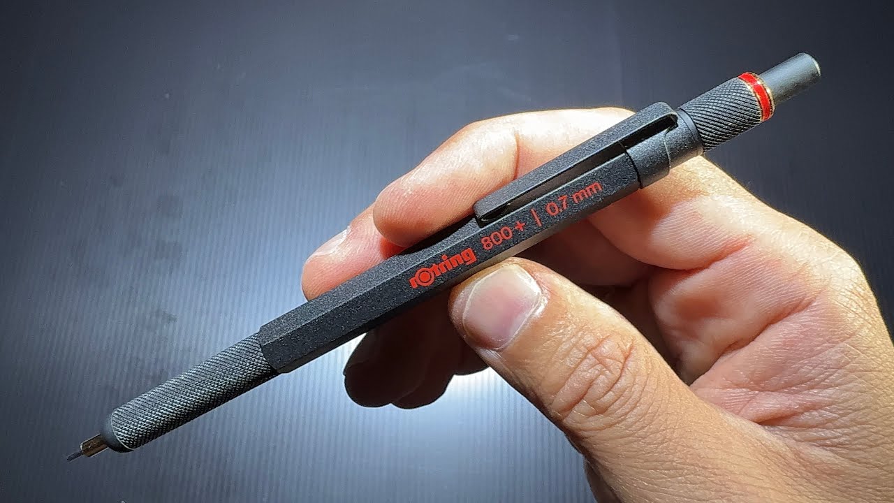 ROTRING 800 + BLACK 0.7MM ดินสอกด พัฒนามาให้ใช้้ง่าย หัวส่ายนิดนึง ...