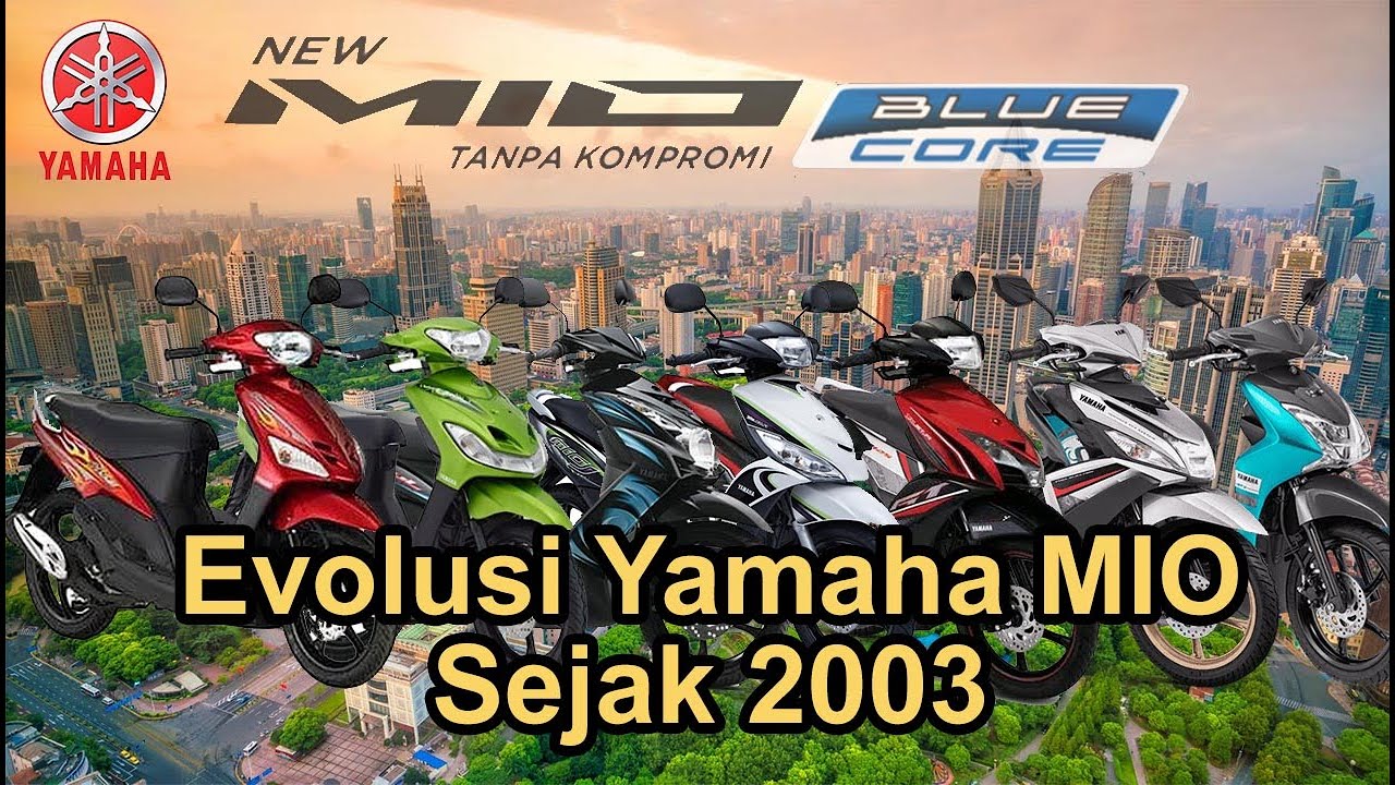 YAMAHA MIO!!!Sejarah dan Variannya dari Generasi Ke Generasi - YouTube
