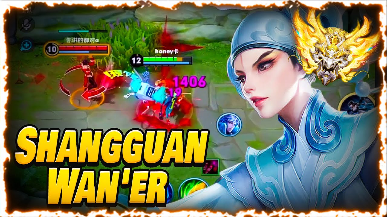 HARD CARRY Shangguan Waner Gameplay #honorofkings - YouTube